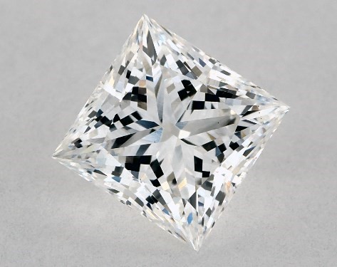 GIA 1.23 Carat E-VS1 Ideal Cut Princess Lab-Grown Diamond