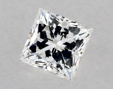 GIA 0.23 Carat F-VS1 Astor Cut Princess Diamond