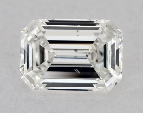 0.35 Carat F-SI1 Emerald Cut Diamond