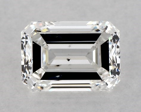0.92 Carat F-SI2 Emerald Cut Diamond