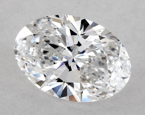 Lab-Created 1.36 Carat D-VVS1 Oval Cut Diamond