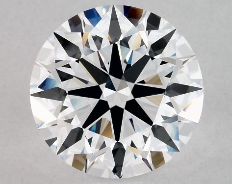 Lab-Created 4.50 Carat D-VS2 Excellent Cut Round Diamond