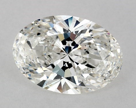 Lab-Grown 2.01 Carat G-VS1 Oval Cut Diamond