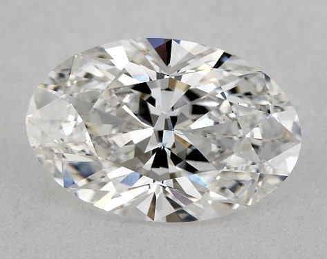 Lab-Created 1.70 Carat F-VS1 Oval Cut Diamond