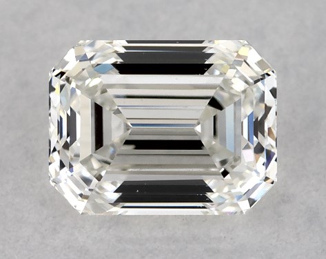 0.50 Carat H-VS2 Emerald Cut Diamond