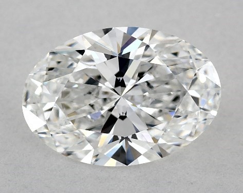 Lab-Created 2.08 Carat D-VVS2 Oval Cut Diamond