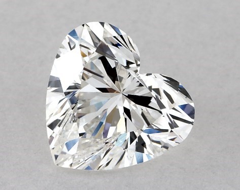 1.00 Carat F-VS2 Heart Shaped Diamond