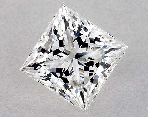 GIA 1.39 Carat E-VS1 Ideal Cut Princess Lab-Grown Diamond