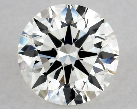1.07 Carat H-VVS2 Excellent Cut Round Diamond