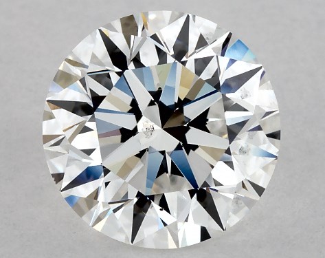 GIA 2.01 Carat E-VS2 Excellent Cut Round Diamond