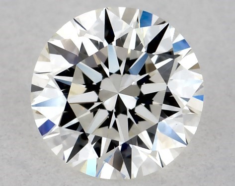 0.40 Carat H-VVS2 Excellent Cut Round Diamond