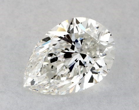 0.70 Carat G-SI1 Pear Shaped Diamond
