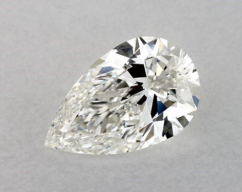 2.01 Carat H-VVS1 Pear Shaped Diamond