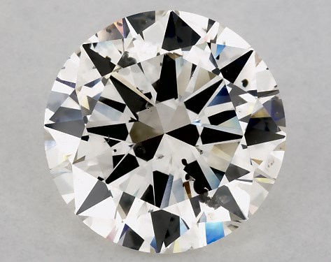 3.01 Carat K-SI2 Very Good Cut Round Diamond