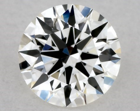 0.33 Carat J-VVS2 Excellent Cut Round Diamond
