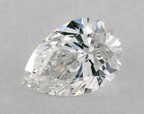 GIA 0.53 Carat F-SI1 Ideal Cut Pear Diamond
