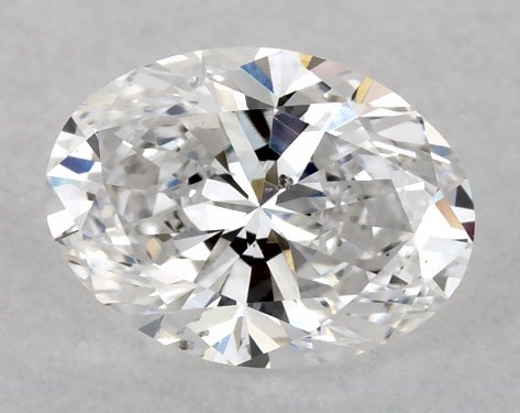 0.60 Carat E-SI1 Oval Cut Diamond