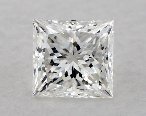 GIA 0.32 Carat F-SI2 Princess Cut Diamond