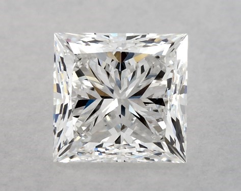 1.00 Carat E-VS2 Princess Cut Diamond