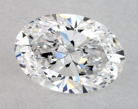 Lab-Created 1.22 Carat D-VVS2 Oval Cut Diamond