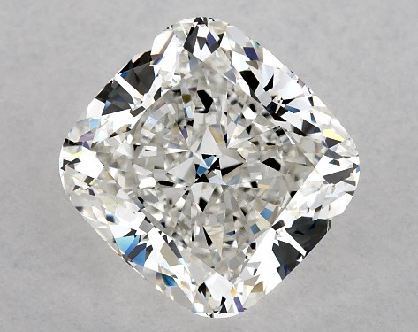 GIA 3.53 Carat G-SI1 Ideal Cut Cushion Modified Diamond