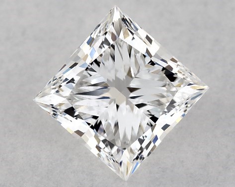 IGI 1.00 Carat D-VS1 Very Good Cut Princess Lab-Grown Diamond