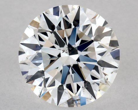 GIA 0.76 Carat E-SI1 Excellent Cut Round Diamond