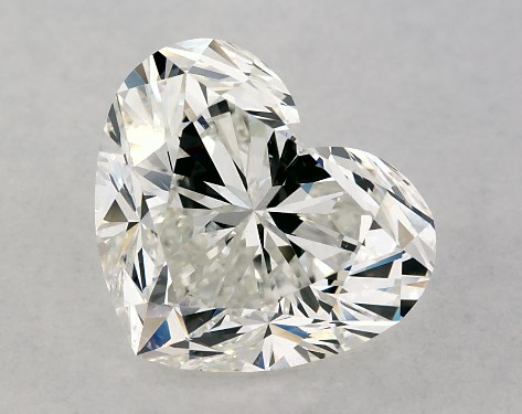GIA 2.20 Carat H-SI1 Ideal Cut Heart Diamond