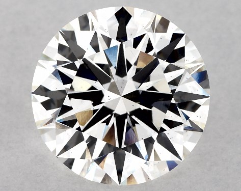 Lab-Created 5.88 Carat G-VS2 Excellent Cut Round Diamond