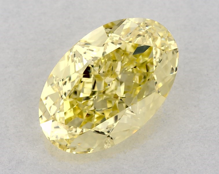 GIA 2.00 Carat Fancy Intense Yellow-SI2 Oval Cut Diamond