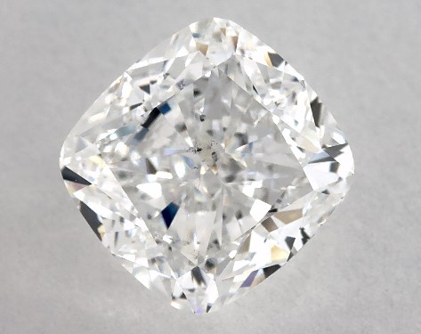GIA 2.50 Carat E-SI1 Ideal Cut Cushion Modified Diamond