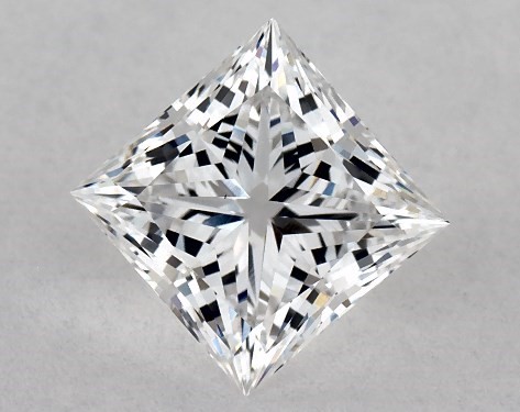 GIA 1.23 Carat E-VS1 Ideal Cut Princess Lab-Grown Diamond