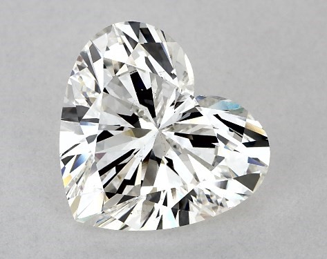 IGI 4.01 Carat F-SI1 Very Good Cut Heart Lab-Grown Diamond