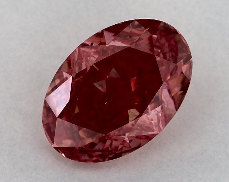 IGI 6.30 Carat Fancy Vivid Pink-VS2 Oval Cut Lab-Grown Diamond
