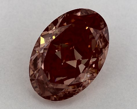 IGI 10.18 Carat Fancy Vivid Pink-VS1 Oval Cut Lab-Grown Diamond