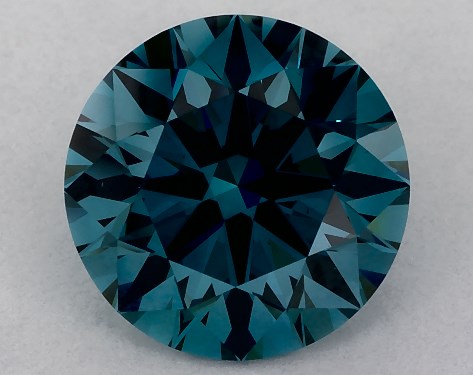 IGI 2.95 Carat Fancy Vivid Blue-VS1 Round Cut Lab-Grown Diamond