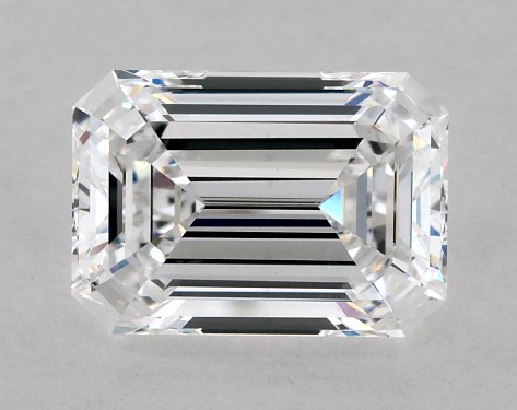 GIA 2.27 Carat D-VS1 Ideal Cut Emerald Lab-Grown Diamond