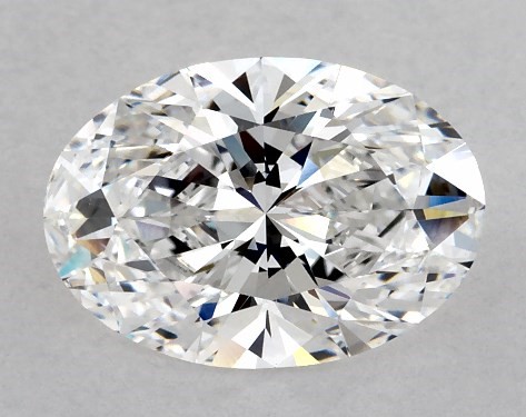 GIA 3.08 Carat D-VVS2 Very Good Cut Oval Lab-Grown Diamond