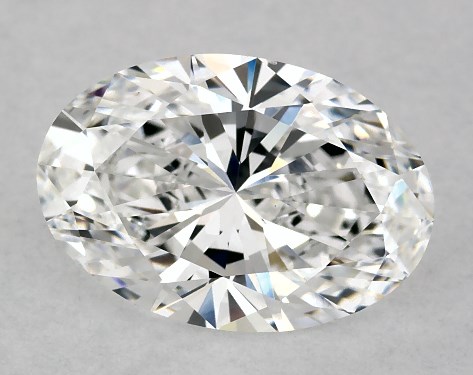 GIA 2.51 Carat E-VS1 Ideal Cut Oval Lab-Grown Diamond