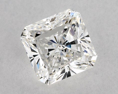 GIA 1.04 Carat F-SI2 Ideal Cut Square Radiant Diamond
