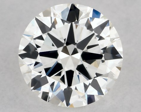 GIA 0.40 Carat I-VVS1 Very Good Cut Round Diamond