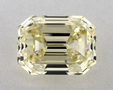 GIA 5.05 Carat Fancy Yellow-VS1 Emerald Cut Diamond