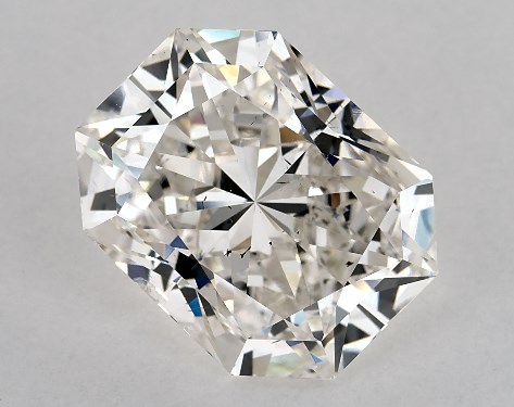 GIA 7.02 Carat J-SI2 Ideal Cut Radiant Diamond