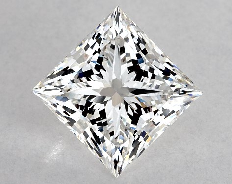 GIA 3.55 Carat F-VS1 Ideal Cut Princess Lab-Grown Diamond