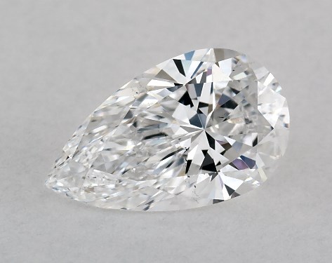 IGI 0.78 Carat D-VS2 Ideal Cut Pear Lab-Grown Diamond