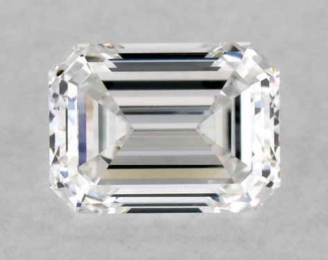 GIA 0.53 Carat E-VVS1 Good Cut Emerald Diamond