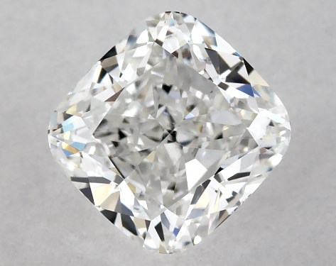 GIA 0.90 Carat F-VS2 Ideal Cut Cushion Modified Diamond