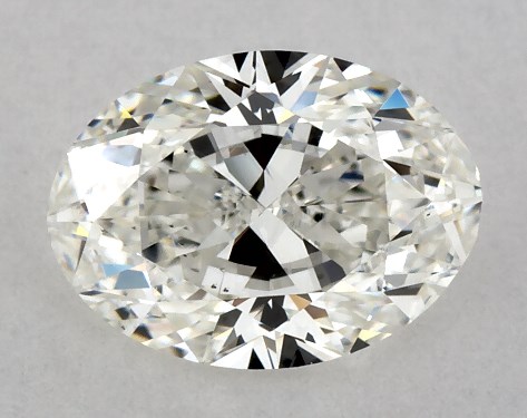 GIA 1.00 Carat H-VS2 Very Good Cut Oval Diamond