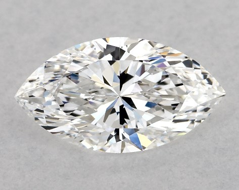 GIA 0.50 Carat D-VVS1 Ideal Cut Marquise Diamond