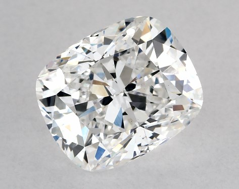 GIA 2.18 Carat E-VS1 Very Good Cut Cushion Modified Lab-Grown Diamond